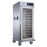China Multi Size Glass Door Food Warmer Cart Catering Mobile Food Warming Cart for sale