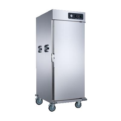 China Restaurant Insulated Heated Holding Cabinet Single Door Easy Mobility Adjustable Shelves for sale