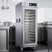 China Hotel Commercial Stainless Steel Food Warmer Cart Large Capacity Double Door OEM Size for sale