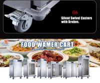 China Hospital Use Single Door Food Warmer Cart With Wheels Kitchen Warmer Cabinet OEM for sale