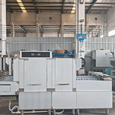 China Heavy Duty Conveyor Dishwasher Designed to Streamline Dishwashing Processes in Restaurants Cafeterias and Catering Services for sale