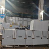 China Heavy Duty Conveyor Dishwasher Designed to Streamline Dishwashing Processes in Restaurants Cafeterias and Catering Services for sale