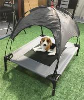 China Hand Wash Portable Elevated Dog Cot With Removable Canopy Raised Cat Dog Bed Travel for sale