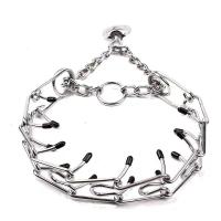 China New design metal dismountable dog training chain dog collar pet products for sale