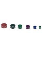 China Metal Laser Carving Multicolor Aluminum Alloy Bird Leg Ring for Pet Behaviour Training for sale