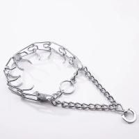 China Hot selling stainless steel dog collar chain pet training chain dog collar for sale