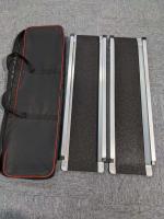 China Lightweight and Durable 2.35-9.3KG Silver Spring Telescoping Wheelchair Track Ramps for sale