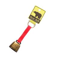 China Colorful outdoor metal  ribbon bear-proof bear bell dog-proof bell  for Hiking Safety for sale