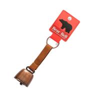 China Colorful outdoor metal  ribbon bear-proof bear bell dog-proof bell  for Hiking Safety for sale