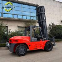 China 10Ton Counterbalance Diesel Forklift for Container Handling for sale