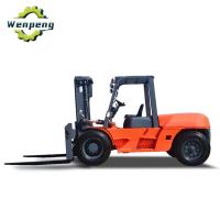 China 10Ton Counterbalance Diesel Forklift for Container Handling for sale