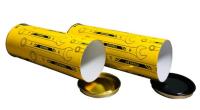 China 4C Cardboard Paper Tube Packaging Debossed Kraft Paper Push Up Tube for sale