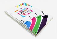 China 800G 1000G Instruction Booklet Printing Spiral Bound Planner Printing for sale