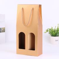 China C2S Specialty Paper Corrugated Wine Bottle Carriers Clay Coated for sale