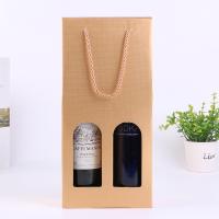 China C2S Specialty Paper Corrugated Wine Bottle Carriers Clay Coated for sale