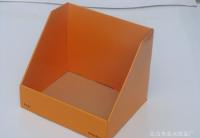 China Litho CMYK Custom Printed Display Boxes Clay Coated Paper Yellow for sale