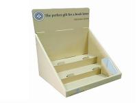 China Litho CMYK Custom Printed Display Boxes Clay Coated Paper Yellow for sale