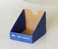China Litho CMYK Custom Printed Display Boxes Clay Coated Paper Yellow for sale