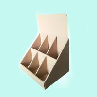 China Litho CMYK Custom Printed Display Boxes Clay Coated Paper Yellow for sale