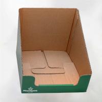China Litho CMYK Custom Printed Display Boxes Clay Coated Paper Yellow for sale