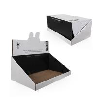 China Litho CMYK Custom Printed Display Boxes Clay Coated Paper Yellow for sale