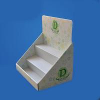 China Litho CMYK Custom Printed Display Boxes Clay Coated Paper Yellow for sale
