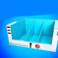 China Litho CMYK Custom Printed Display Boxes Clay Coated Paper Yellow for sale