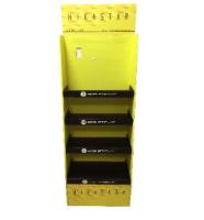 China Litho CMYK Custom Printed Display Boxes Clay Coated Paper Yellow for sale