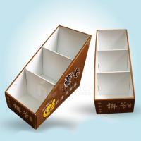 China Litho CMYK Custom Printed Display Boxes Clay Coated Paper Yellow for sale
