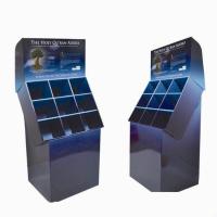 China Litho CMYK Custom Printed Display Boxes Clay Coated Paper Yellow for sale