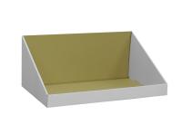 China Litho CMYK Custom Printed Display Boxes Clay Coated Paper Yellow for sale