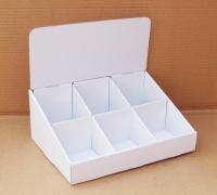 China Litho CMYK Custom Printed Display Boxes Clay Coated Paper Yellow for sale