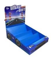China Litho CMYK Custom Printed Display Boxes Clay Coated Paper Yellow for sale