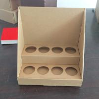 China Litho CMYK Custom Printed Display Boxes Clay Coated Paper Yellow for sale