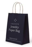 China Embossed Printing Paper Bag 250gsm Printed Paper Carrier Bags for sale