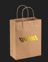 China Embossed Printing Paper Bag 250gsm Printed Paper Carrier Bags for sale