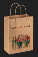 China Embossed Printing Paper Bag 250gsm Printed Paper Carrier Bags for sale