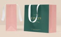 China Embossed Printing Paper Bag 250gsm Printed Paper Carrier Bags for sale
