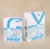 China Embossed Printing Paper Bag 250gsm Printed Paper Carrier Bags for sale