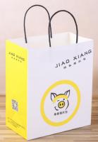 China Embossed Printing Paper Bag 250gsm Printed Paper Carrier Bags for sale