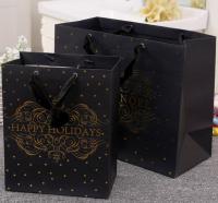 China Embossed Printing Paper Bag 250gsm Printed Paper Carrier Bags for sale