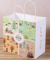 China Embossed Printing Paper Bag 250gsm Printed Paper Carrier Bags for sale