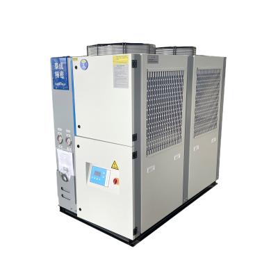 China Brewery System Cooling Low Temperature Air Cooled Water Chiller 10 ton Glycol Chiller for sale