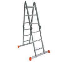 China Outdoor Household Lightweight Aluminum Ladder 4x3  Easy To Transport for sale