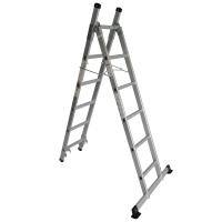 China Professional 2x6 Aluminium Scaffolding Ladder High Strength Comfortable To Carry for sale