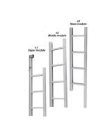 China Foldaway  Aluminum Fire Escape Ladder Easily Store EN131 Certificated for sale