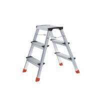 China Wide Top  Aluminum Platform Step Ladder 2x3 Steps Stable Performance for sale