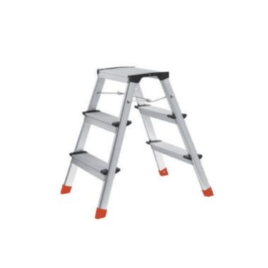 China Wide Top  Aluminum Platform Step Ladder 2x3 Steps Stable Performance for sale