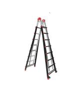 China Professional  4x6 Lightweight Aluminum Ladder  90 Degree With Wide Flared Legs for sale