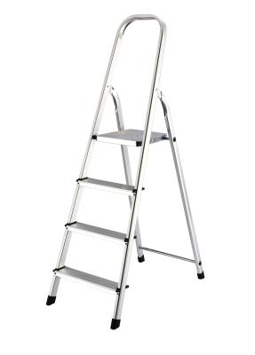 China 4 Steps Portable Lightweight Household Foldable Aluminum Step Ladder for sale